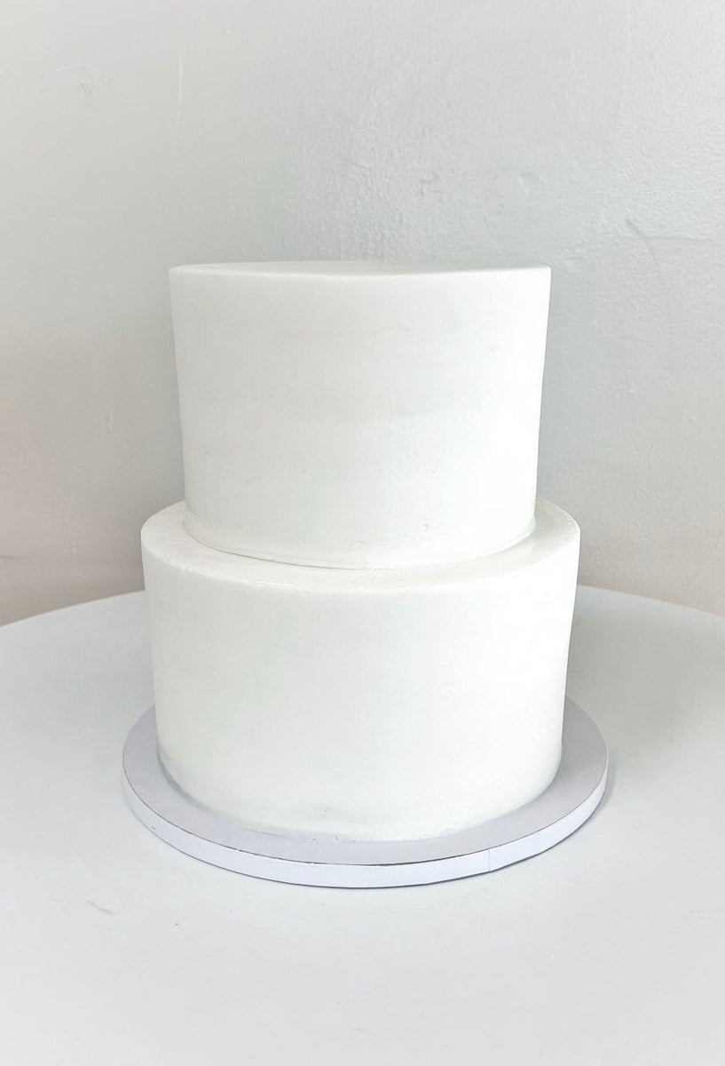 Elopement Cake (2-Tier Smooth Design with Buttercream) – Confection ...