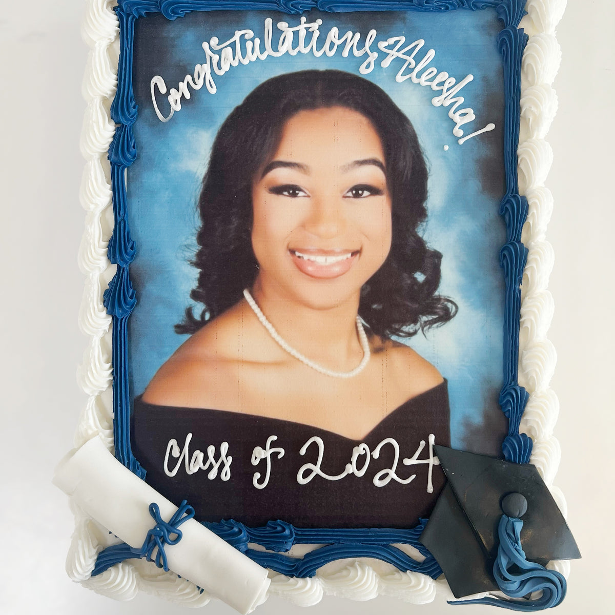 Graduation Sheet Cake with Edible Image – Confection Perfection