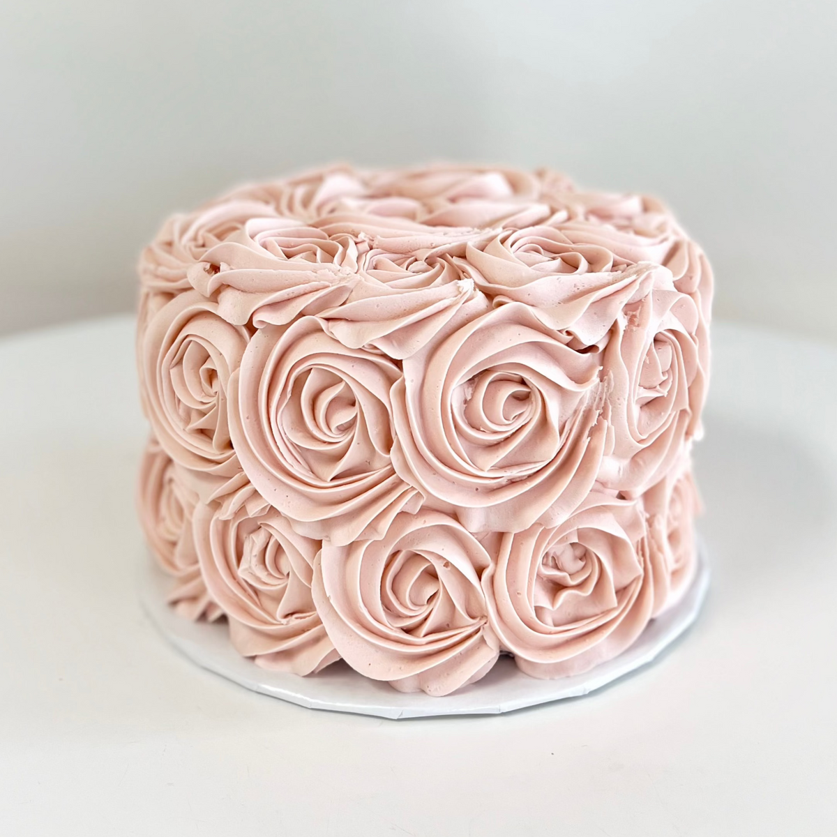 Buttercream Rosette Cake – Confection Perfection